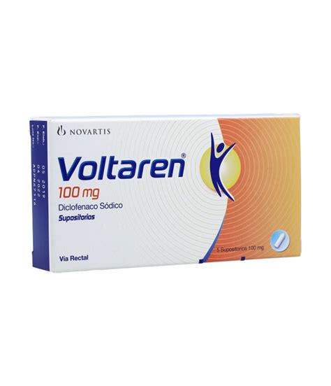 Voltaren 100 Mg 5 Suppositories Rosh Medical Company