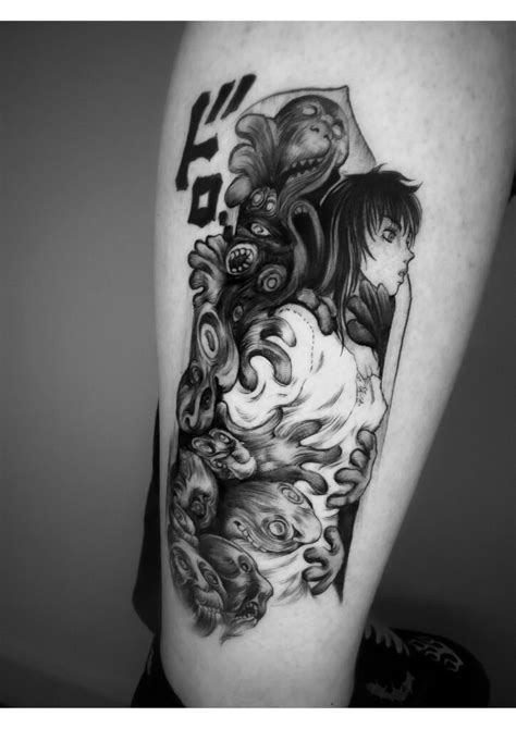 Anime Tattoos Inspired By Manga And Japanese Art