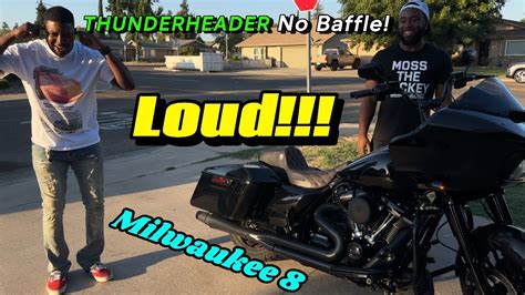 ThunderHeader Exhaust Baffle Removal Loud! Harley Davidson Road Glide ...