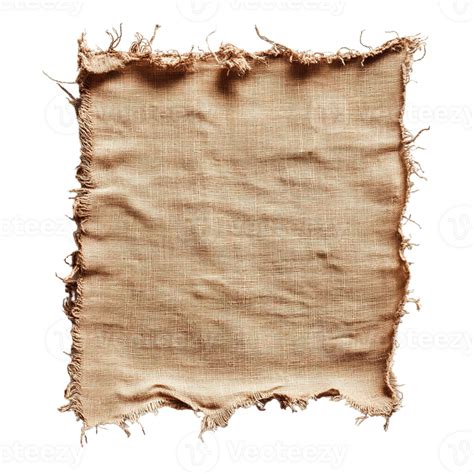 Aged And Frayed Fabric With Torn Edges And Visible Signs Of Wear On