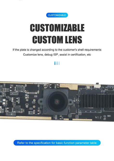 uart camera module 4k camera module 8 million image pixel for gesture