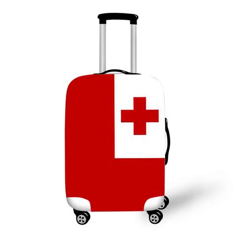 Tonga National Flag Luggage Suitcase Covers
