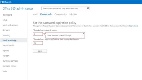 Office 365 Set Passwords To Never Expire Supertekboy