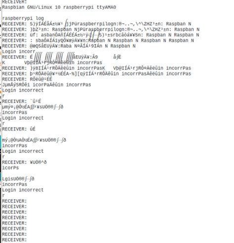 Getting Strange Data On Arduino Serial Monitor Raspbian GNU Linux Raspberrypi TtyAMA