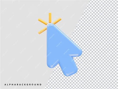 Premium Psd Cursor Icon Illustration 3d Render Element