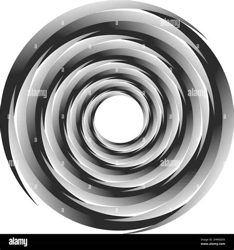 Spiral Swirl And Twirl Whirl Element Whirlpool Whirlwind Segmented