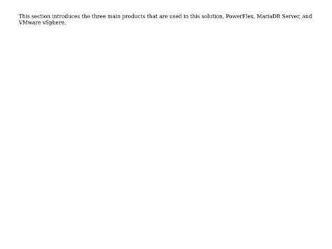 Products Overview Deploying Mariadb Server On Dell Powerflex Dell
