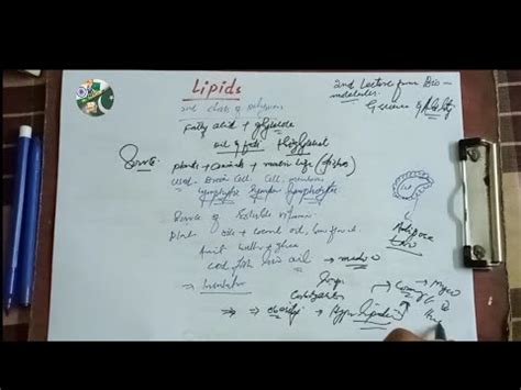 Lipid Fat Metabolism Overview Animation Biology Lecture Episode 2