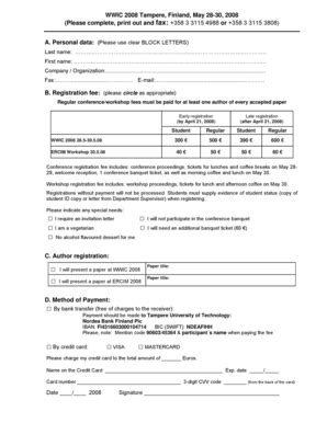 Fillable Online Wwic2008 Cs Tut Regformv2 Doc Wwic2008 Cs Tut Fax Email Print PdfFiller