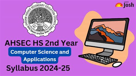 Assam Hs 2nd Year Computer Science And Applications Syllabus 2024 25