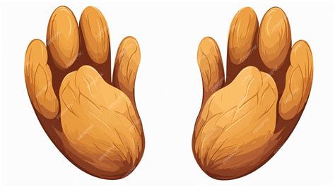 Duck Paw Print Vector Illustration Premium Ai Generated Vector