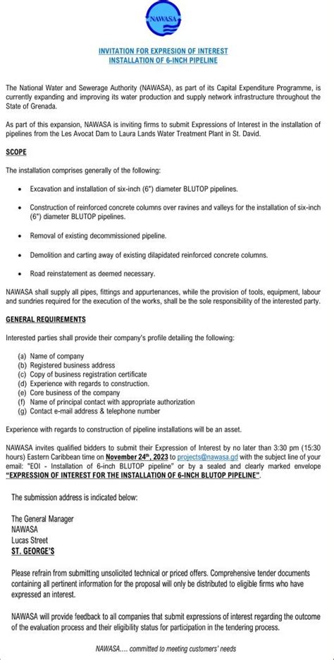 Nawasa Notices Grenadian Voice