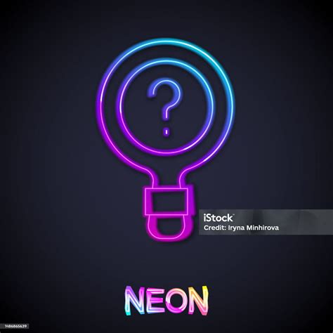 검은 색 배경에 격리 빛나는 네온 줄 알 수없는 검색 아이콘 돋보기와 물음표 벡터 Anonymous Activist Network에 대한 스톡 벡터 아트 및 기타 이미지