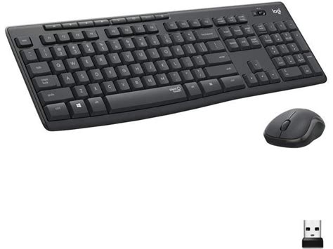 Logitech MK Wireless Mouse Keyboard Combo With Silent Touch Technology Newegg Com