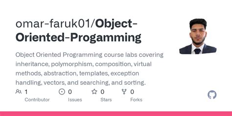 Github Omar Faruk01object Oriented Progamming Object Oriented
