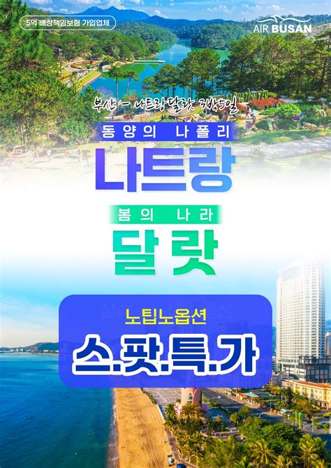 부산출발 전문여행사 하하투어 베트남나트랑달랏3박5일 노팁노옵션 패키지여행 특가여행 24년11월12월 ⭐부산 나트랑달랏 Pkg 10 부산하하투어 Band