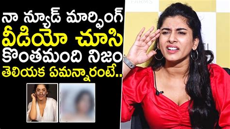 anchor vishnu priya words about public reaction on her nude morphing