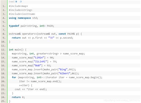 C Stl中map的按key排序和按value排序c Map 按照结构体的value排序输出 Csdn博客