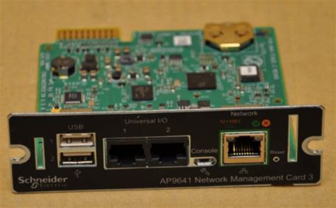 Apc Schneider Apc Ap9641 Schneider Electric Ups Network Management Card