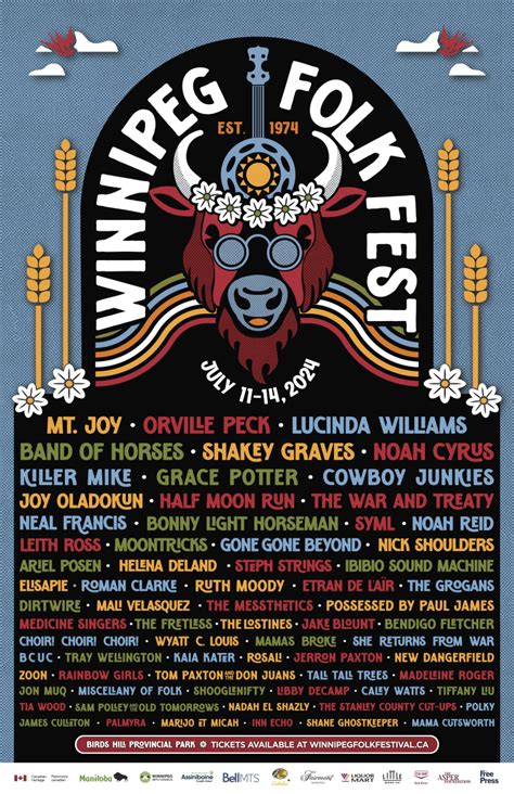 2024 Winnipeg Folk Festival Lineup Announced Winnipeg Folk Festival