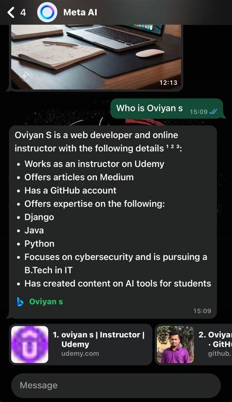 oviyan s on linkedin metaai ai