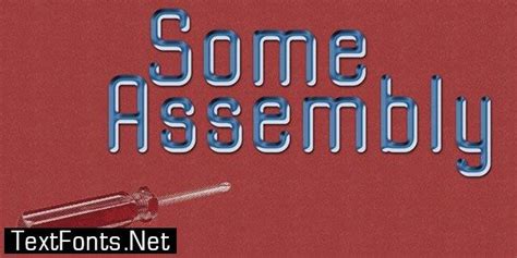 Some Assembly Font