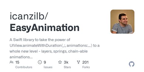Github Icanzilb Easyanimation A Swift Library To Take The Power Of Uiview Animatewithduration