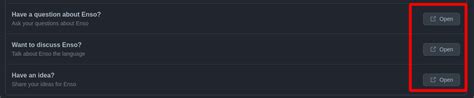 Discussion Links In New Issue Tab Are Broken · Issue 3891 · Enso Orgenso · Github
