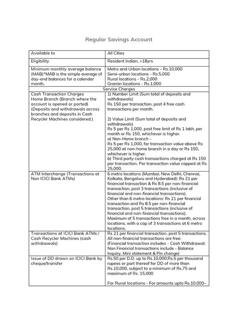 Saving Sheet Pdf Debit Card Cheque