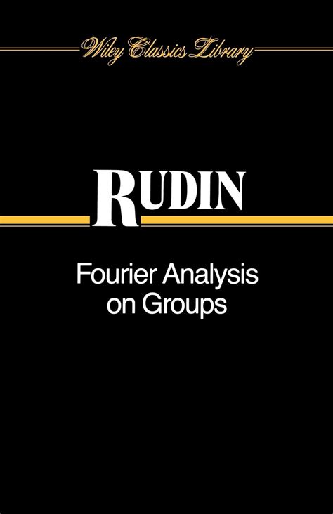 Mua Fourier Analysis On Groups Trên Amazon Nhật Chính Hãng 2025 Fado