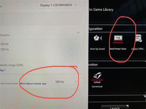 Refresh Rate Interaction Between Settings Vs Armoury Crate Rflowz13