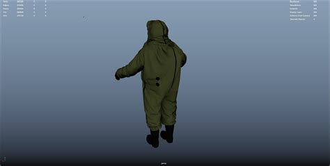 Hazmat Suit 3d Model Cgtrader