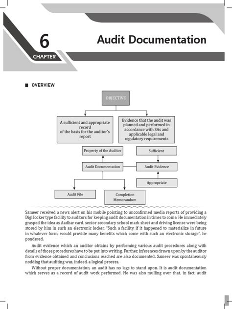 Ch 6audit Documentation Pdf Audit Financial Audit