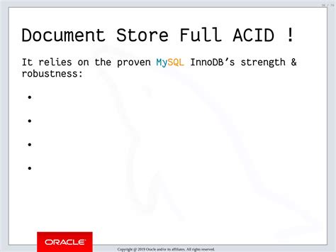 Mysql 80 Document Store How To Mix Nosql And Sql In Mysql 80 Ppt