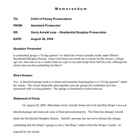 Legal Writing Sample Memo Master Of Template Document