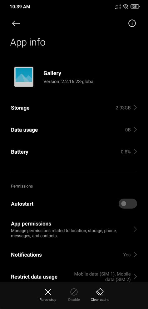 Miui Gallery App Data Took 2 93gb 😱 Help R Pocophones
