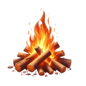 Bonfire Realistic Cartoon Clip Art Art Clipart Cartoon Clipart