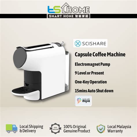Scishare Smart Capsule Espresso Coffee Machine | Lazada