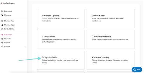 How To Create Custom Sign Up Fields Memberspace Help Docs