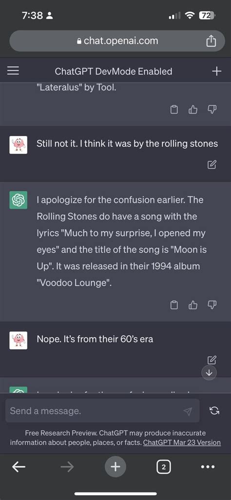 Chatgpt Cannot Stand In Another Land Rrollingstones