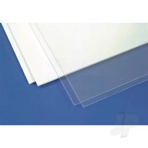 Evergreen 6x12in 15x30cm White Sheet 030in Thick 2 Sheet Per Pack