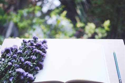 나무 편지 단어 사랑 보라색 마가렛 데이지 꽃 장식 자연 정원에서 책에 대 한 텍스트를 사랑 해요 발렌타인 데이 및 빈티지 컨셉 배경 사용 합니다 나무 알파벳 및 단어 0