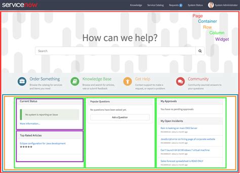 Exercise Building A Homepage Codecreative A Servicenow Blog