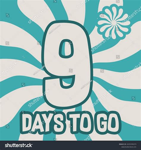 Illustration Numbers Counting Days Counting Anything Stock Vector
