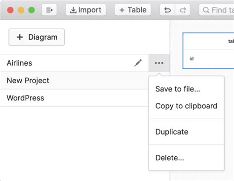 Model Your Database With Diagram TablePlus Plugins Database