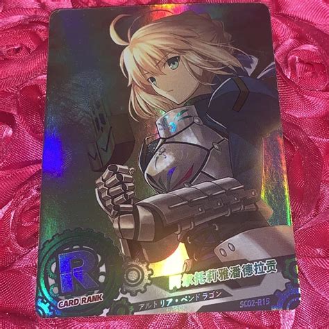 Artoria Pendragon Saber Fate Zero R Goddess Story Sexy Anime Waifu Foil Card Picclick