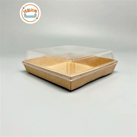 400세트 종이용기 Drp 14 크라프트용기 샌드위치용기 일회용용기 데일리팩 식품포장용기 전국최다보유 반찬가게 반찬용기 고민 한번에 해결 D12pack D12company