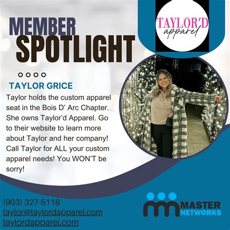 Bois D Arc Master Networks Lets Celebrate Taylor Hart Grice