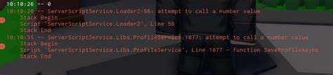 Attempt To Call A Number Value Scripting Support Developer Forum