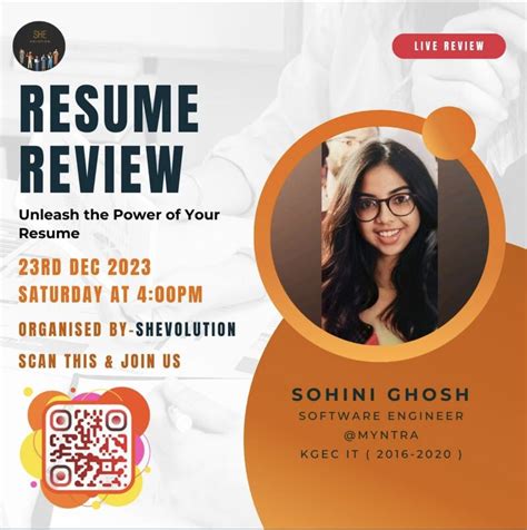 Sohini Ghosh On Linkedin Resumebuilding Careertips Shevolution